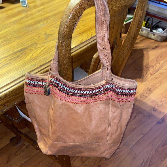 The Sak | Bags | The Sak Leather Purse With Embroidery And Sequins ...